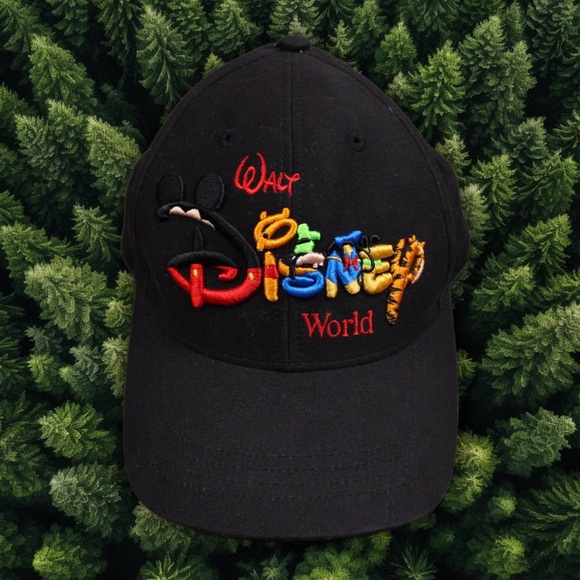 Disney | Accessories | Vintage Walt Disney World Embroidered Snapback ...